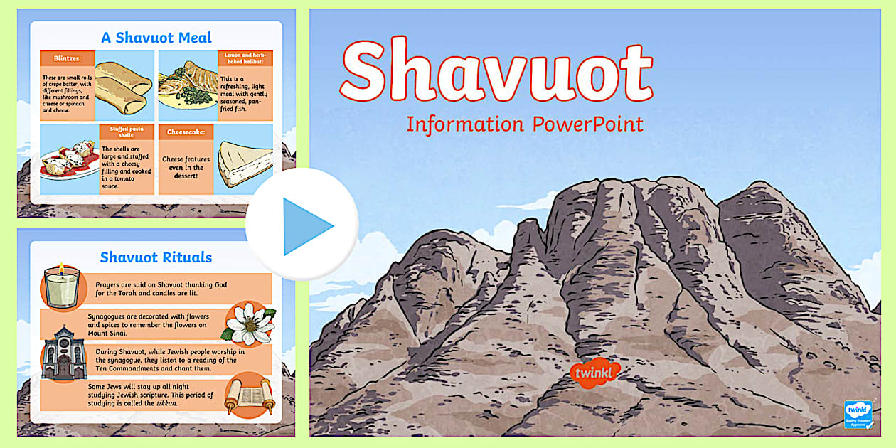 Shavuot Information PowerPoint | Jewish Festival - Twinkl