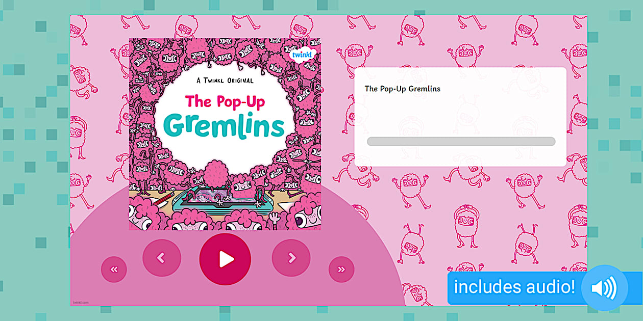 The Pop-Up Gremlins Listen and Follow Audio Story - Twinkl
