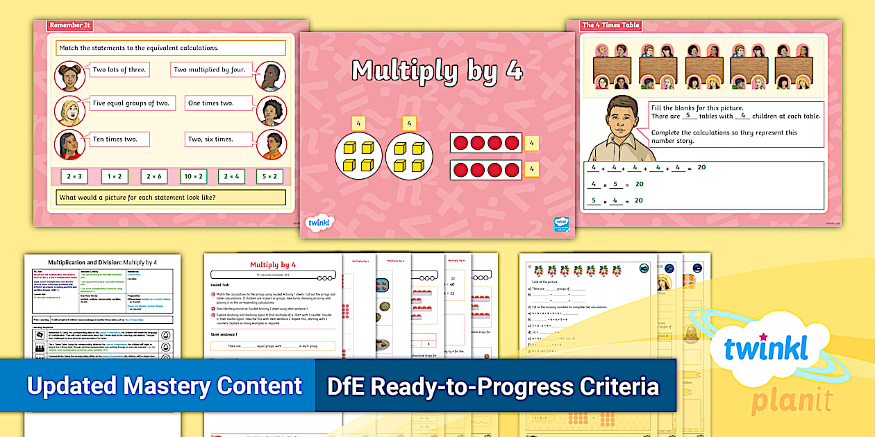 👉 Y3 Multiplication and Division Planit Maths Lesson 5