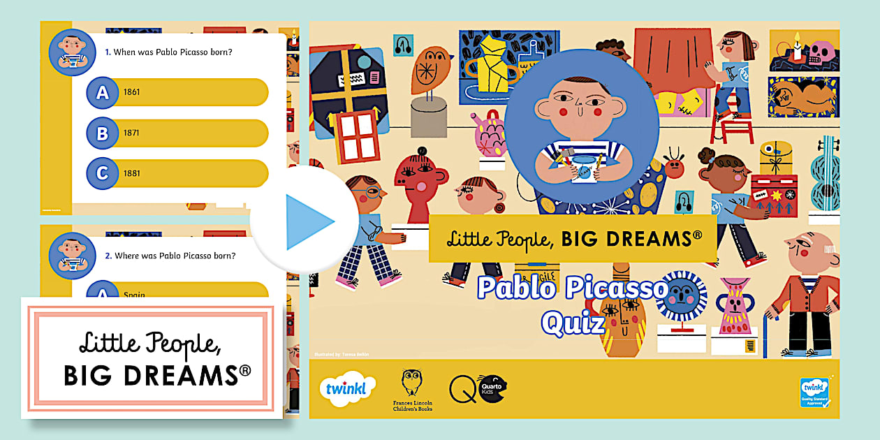 Little People Big Dreams: Pablo Picasso Quiz
