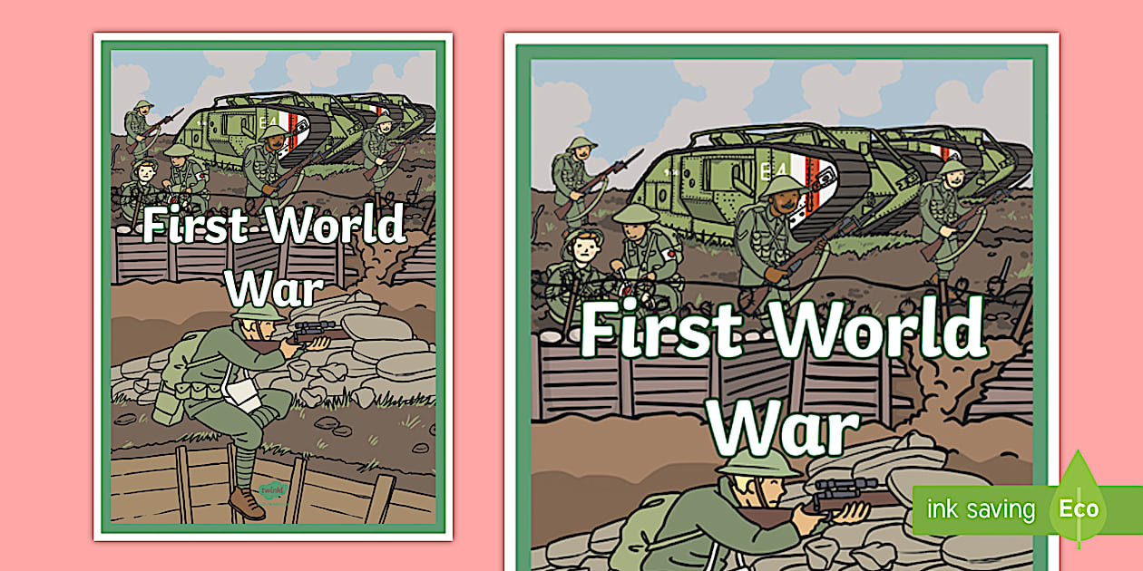 First World War Book Cover - First world war Book Cover