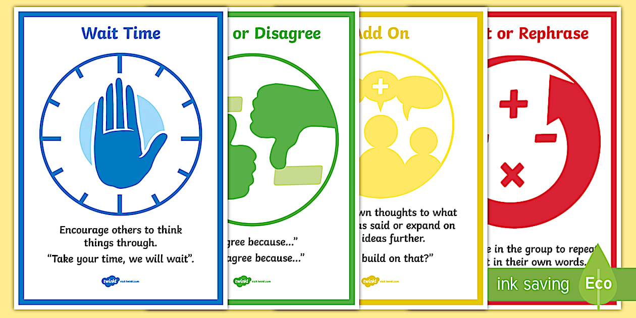 Maths Talk Display Posters (teacher made) - Twinkl
