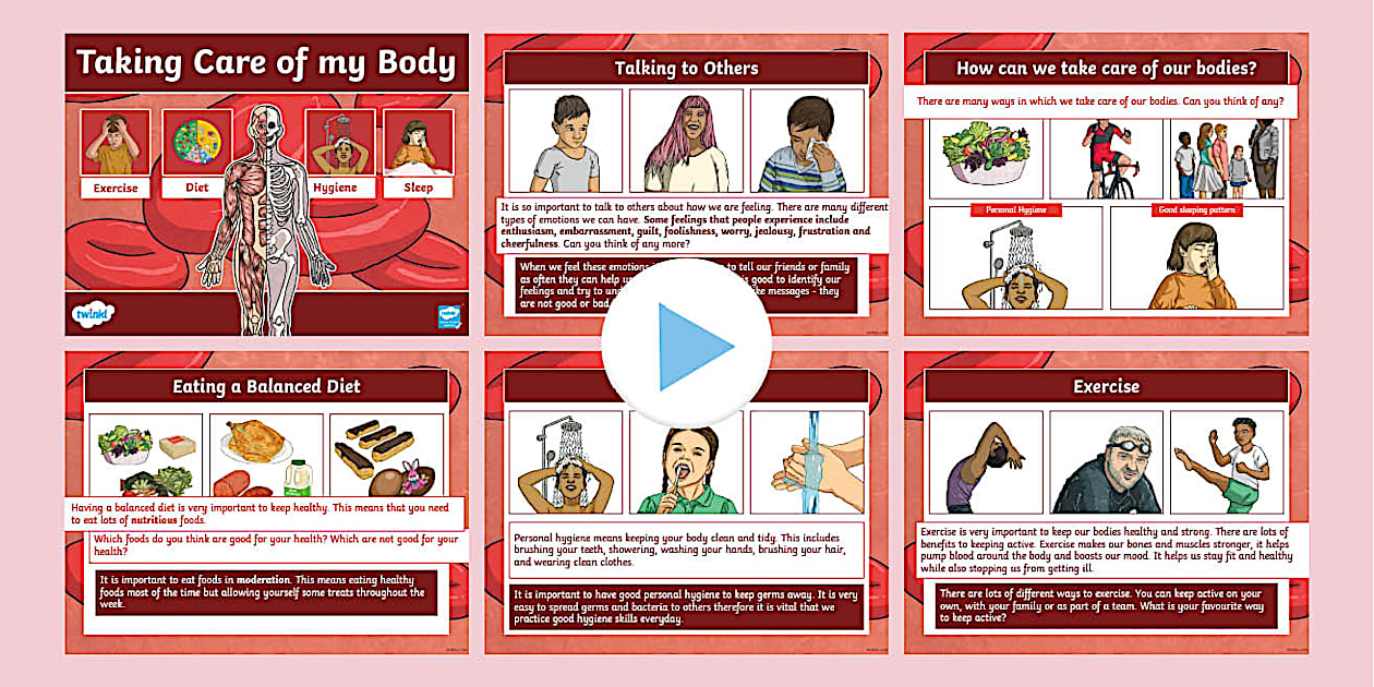 Taking Care Of My Body Powerpoint (teacher made) - Twinkl
