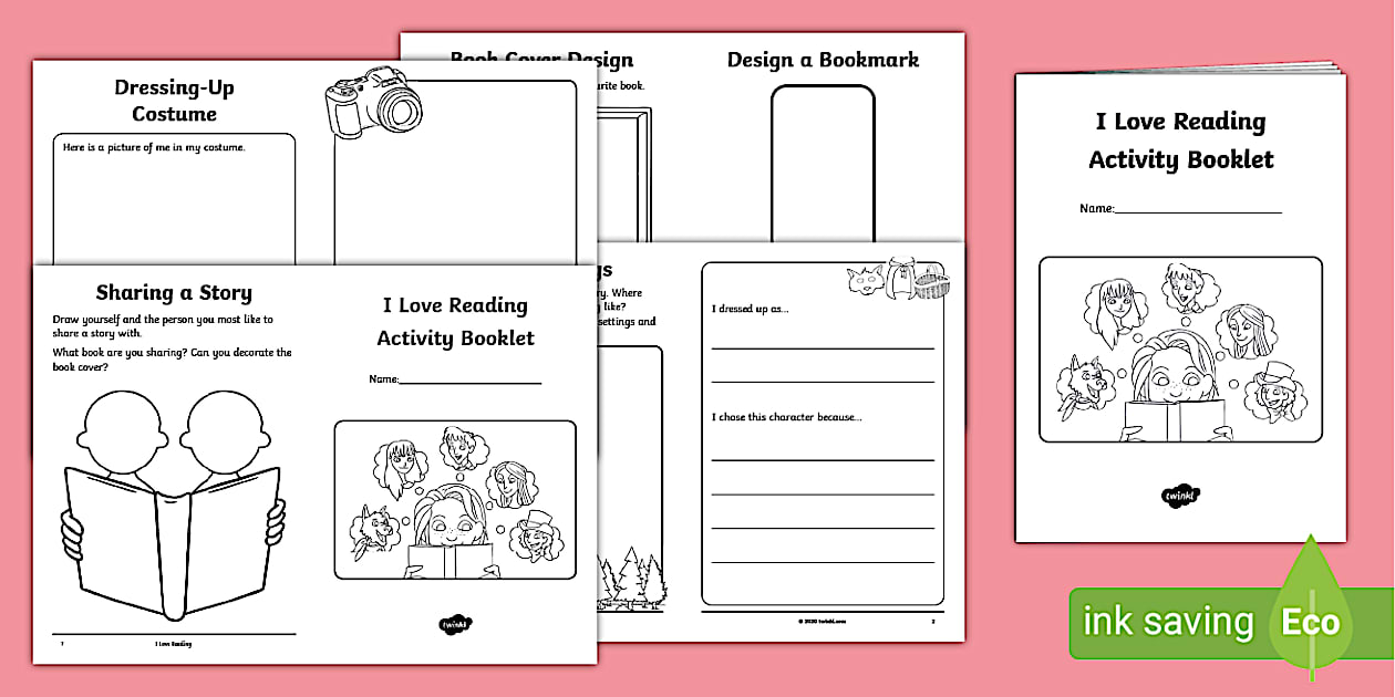 I Love Reading Activity Booklet (teacher made) - Twinkl