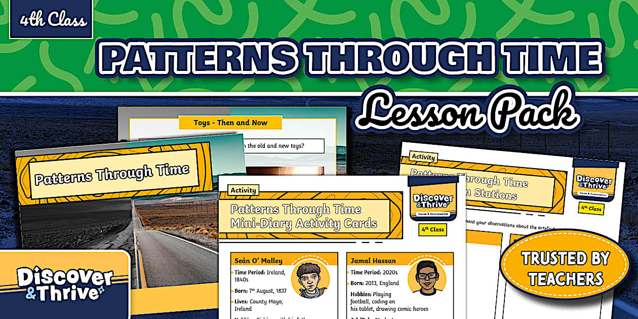 Patterns Through Time Activity Pack