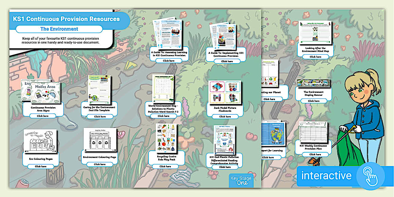 KS1 Continuous Provision: The Environment Pack - Twinkl