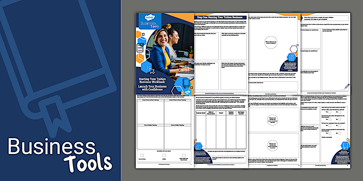 Starting Your Tuition Business Workbook (teacher made)