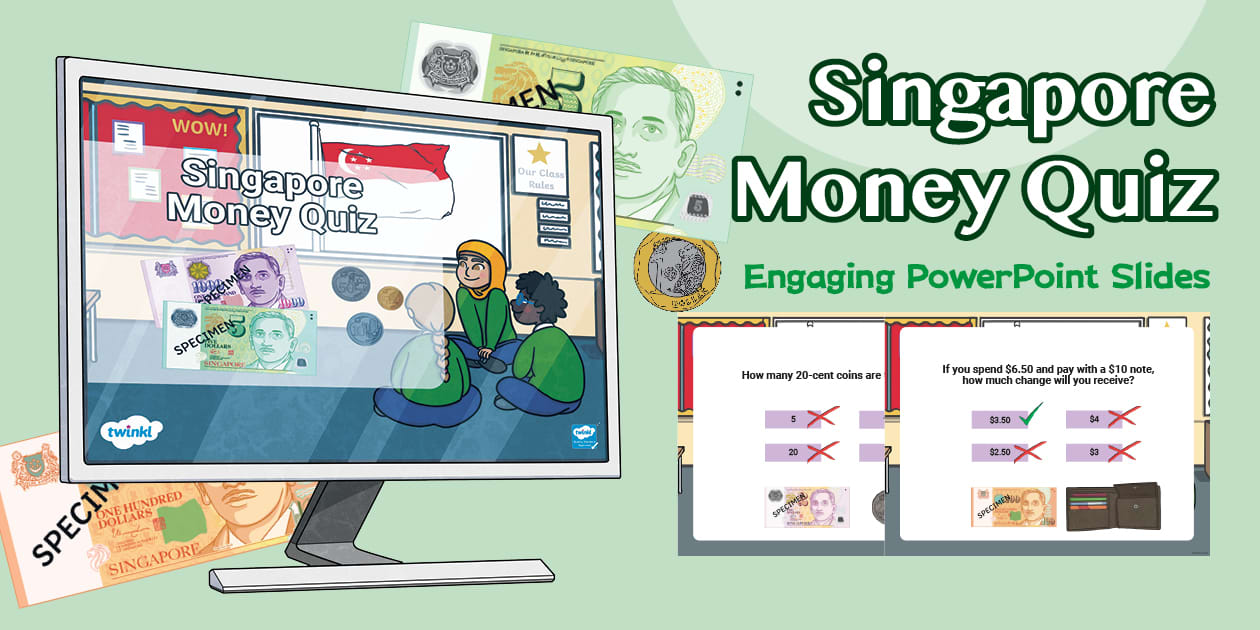 Singapore Money Quiz PowerPoint | Fun Currency Learning for Primary ...