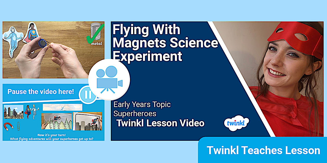 Flying With Magnets Science Experiment Video Lesson | EYFS