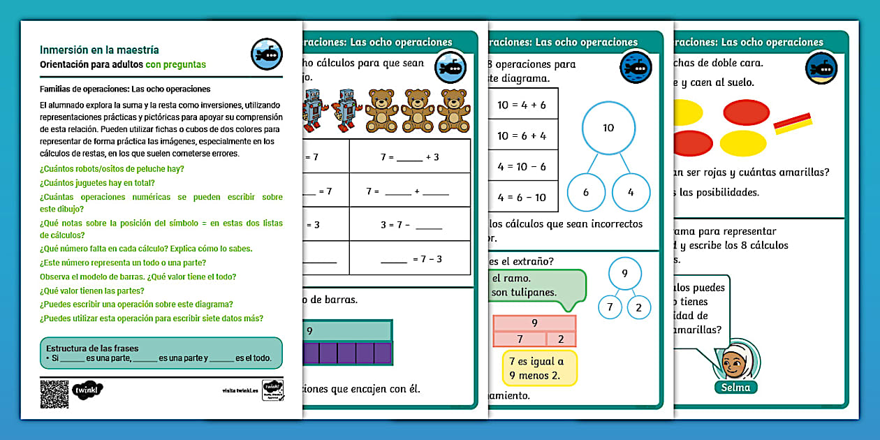 Dominio de las matemáticas en 1º de Primaria: Unidad 13 - Familias de