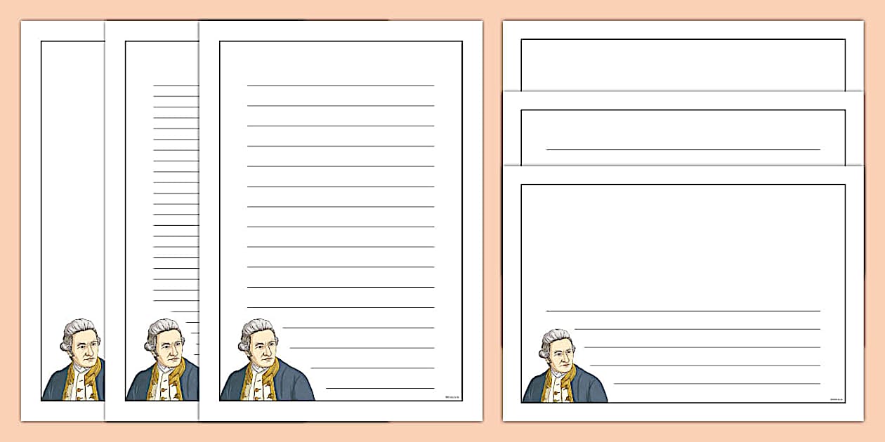 Captain James Cook Page Border Pack