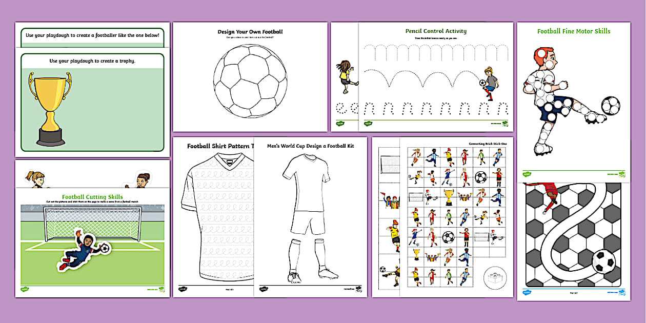 Football Fine Motor Skills Pack (Hecho por educadores)