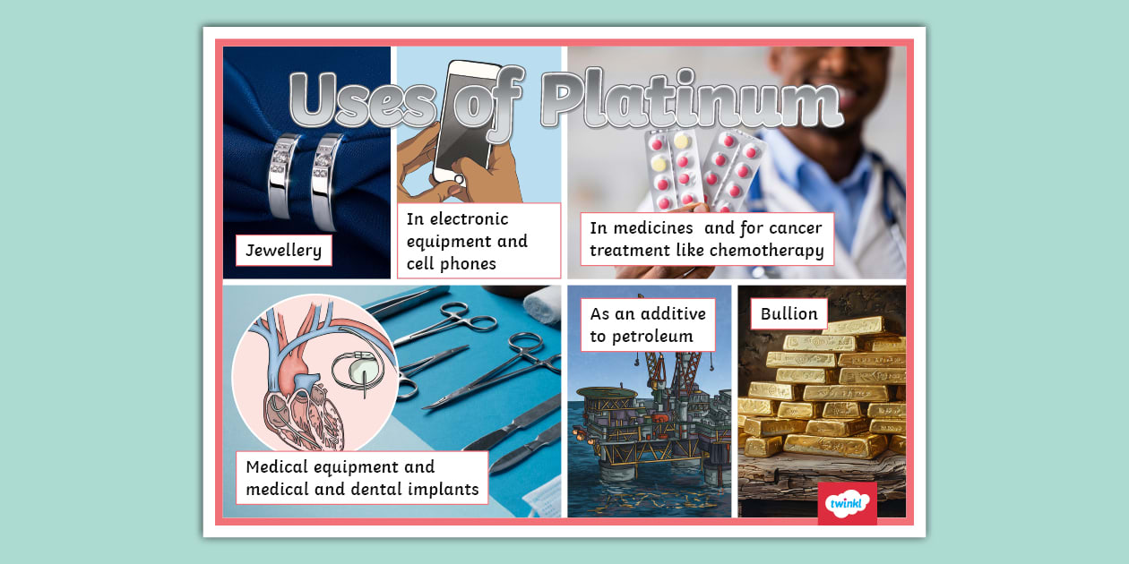 The Uses of Platinum - Poster (teacher made) - Twinkl