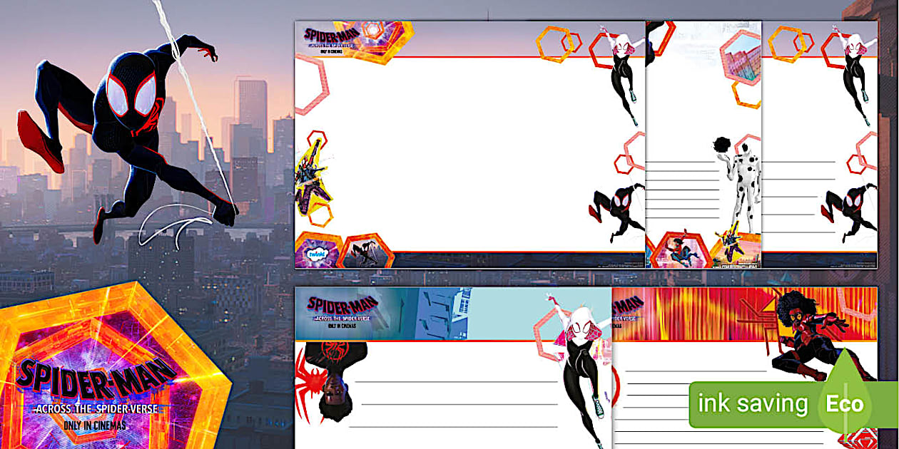 FREE! - Spider-Man™ Page Borders | Sony Pictures Entertainment