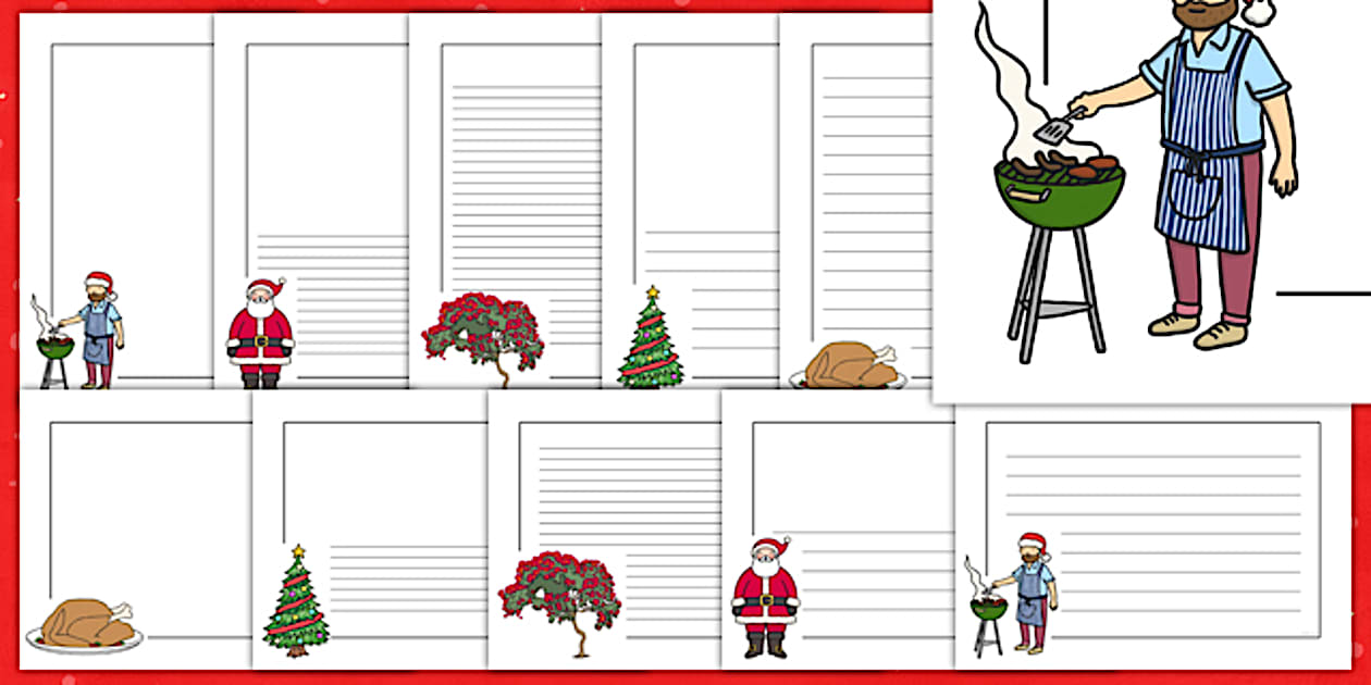 Christmas Border Page Pack NZ - Xmas Border Pack