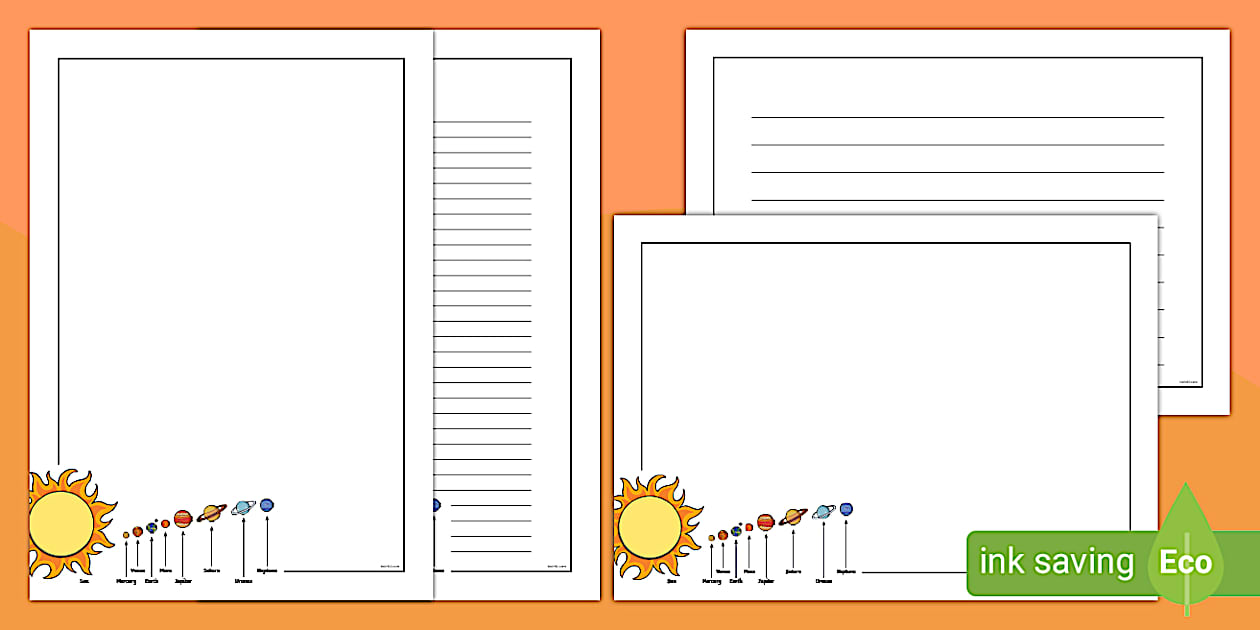 Astronomy Page Border | Page Borders | Twinkl (teacher made)
