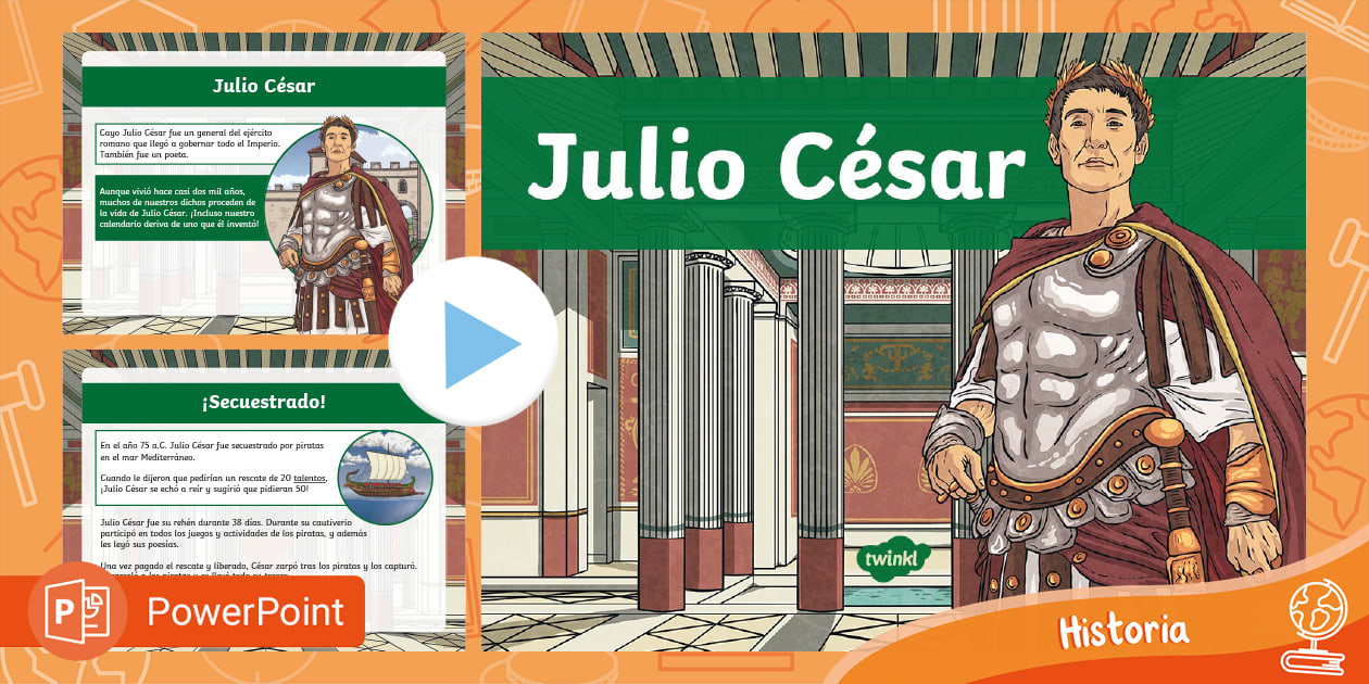 PowerPoint | Julio César | Imperio Romano | Historia