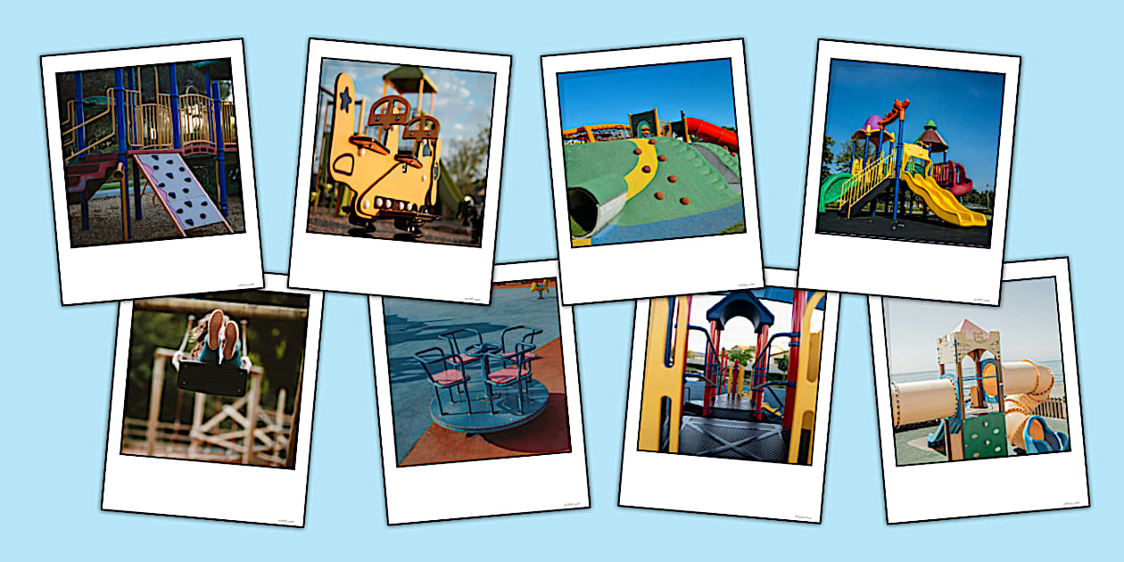 Playground Instant Photo Style Display Images (teacher made)