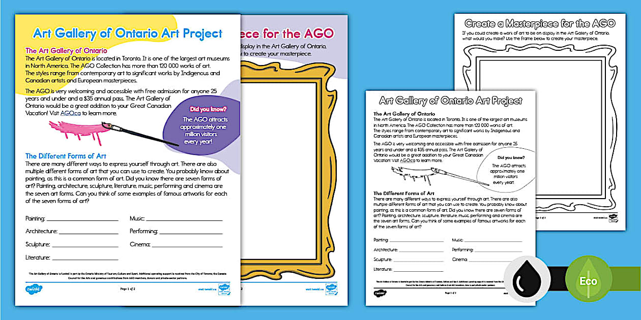 Art Gallery of Ontario Art Project (teacher made) - Twinkl