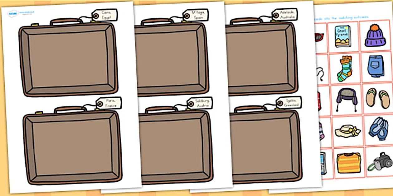 Holiday Clothes Sorting Activity (teacher made) - Twinkl