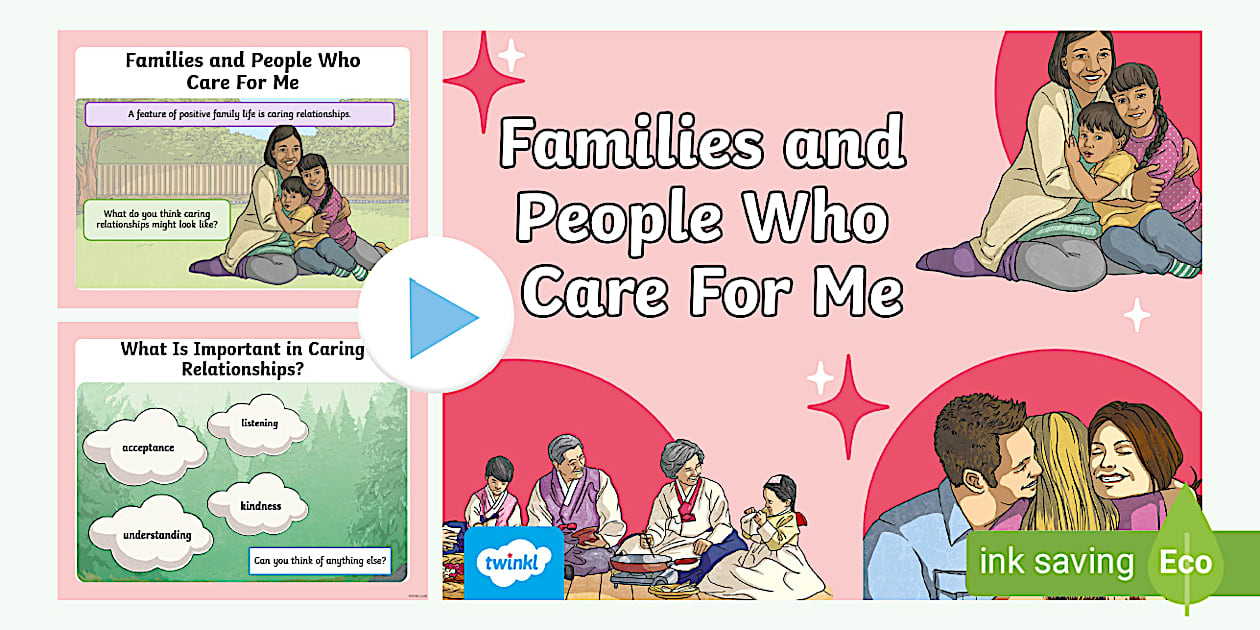 Families and People Who Care for Me Powerpoint - Twinkl