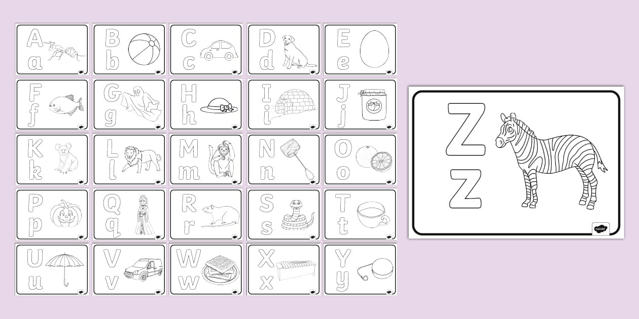 Painting Letters of the Alphabet Template (Teacher-Made)