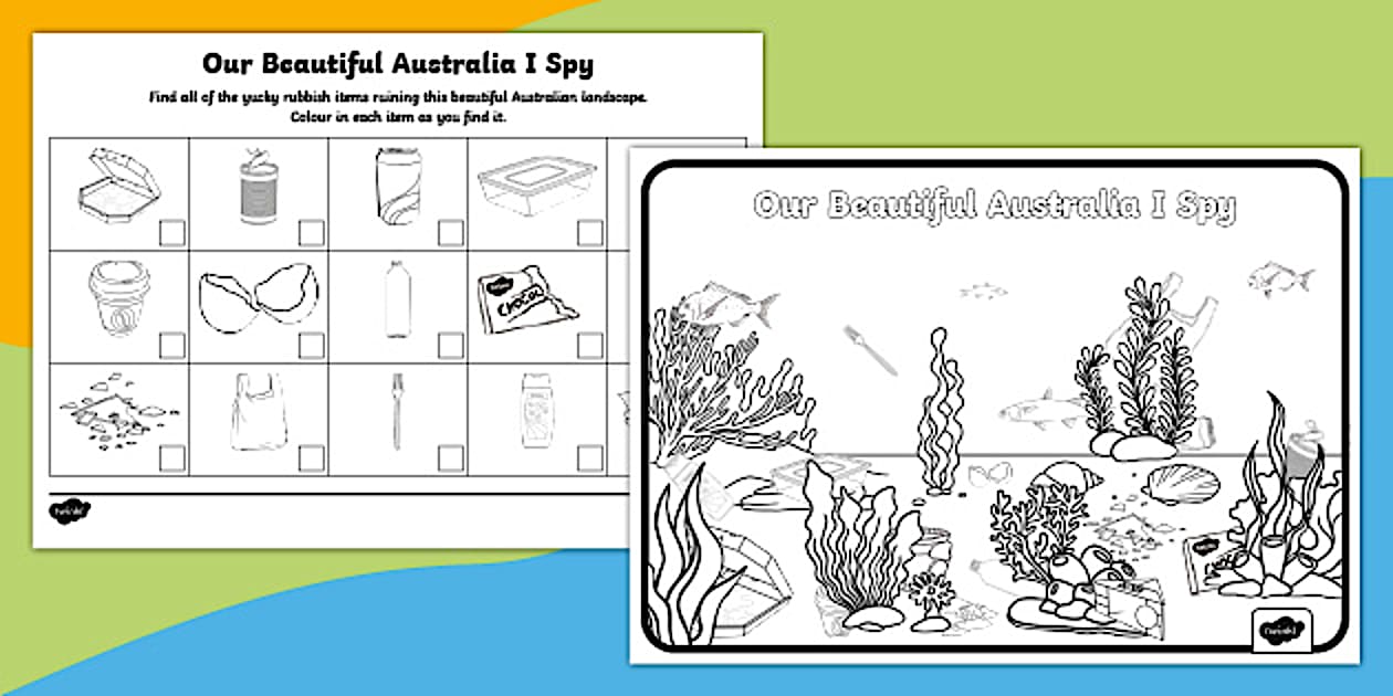 Our Beautiful Australia I Spy Activity - Twinkl