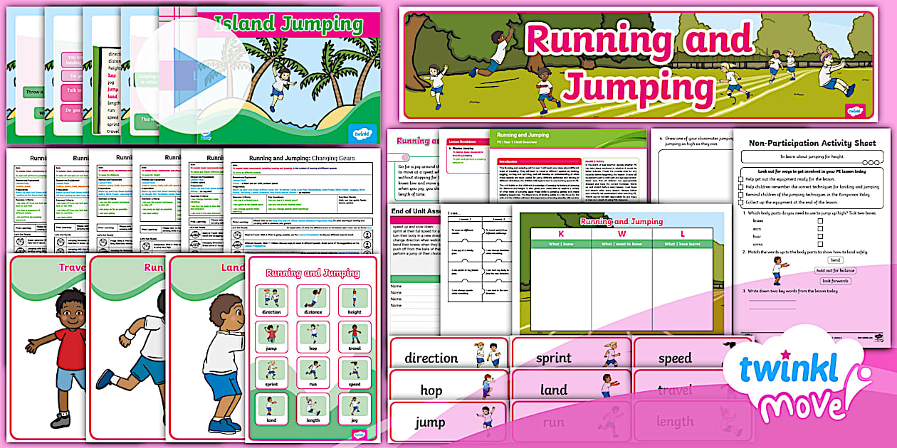 👉 Multi-Skills: Y1 Running and Jumping Unit Pack - Twinkl