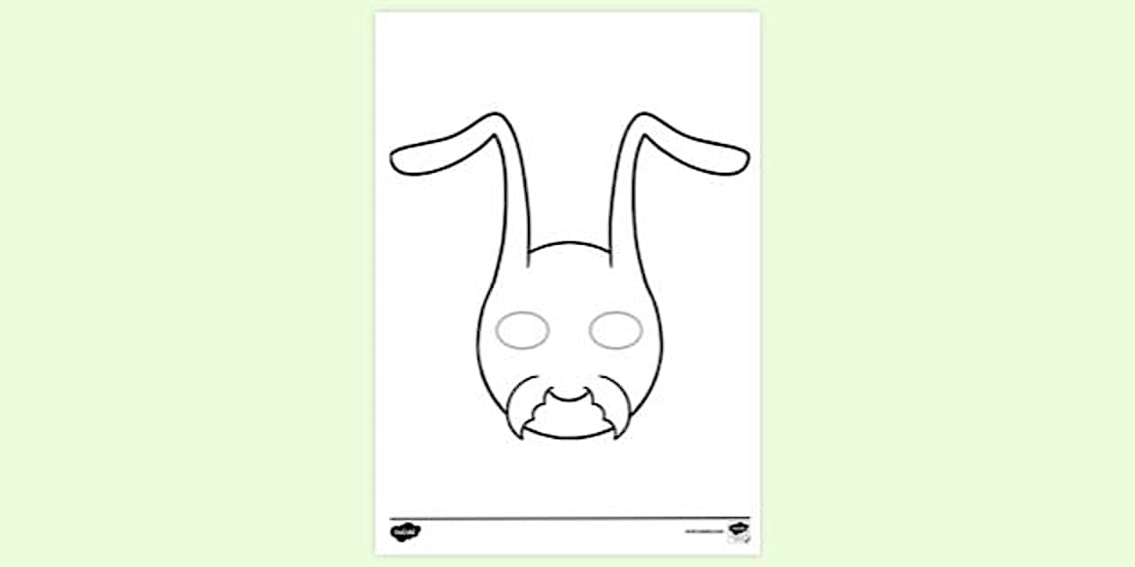 Ant Role Play Mask Colouring Sheet | Colouring Sheets