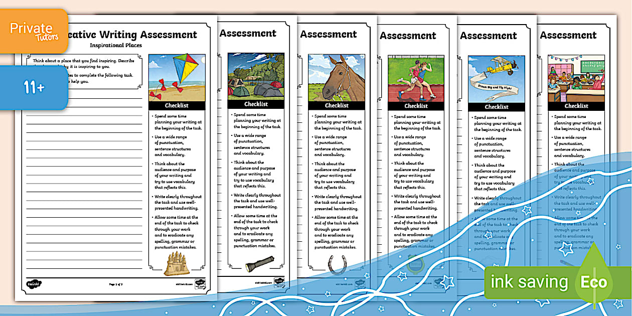 11+ Creative Writing Baseline Assessments (teacher made)