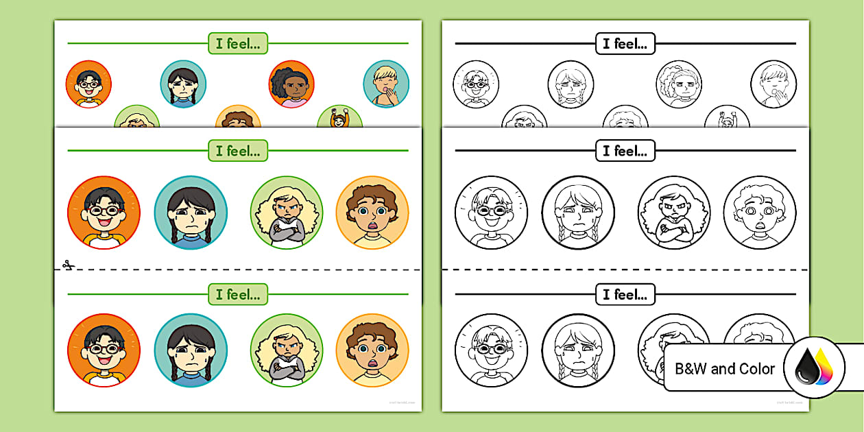 Nonverbal Emotions Strips | Special Education | Twinkl USA