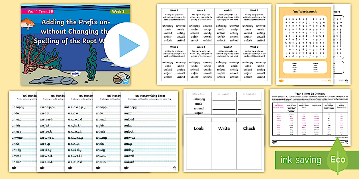 Year 1 Term 3B Week 2 Spelling Pack (teacher made) - Twinkl