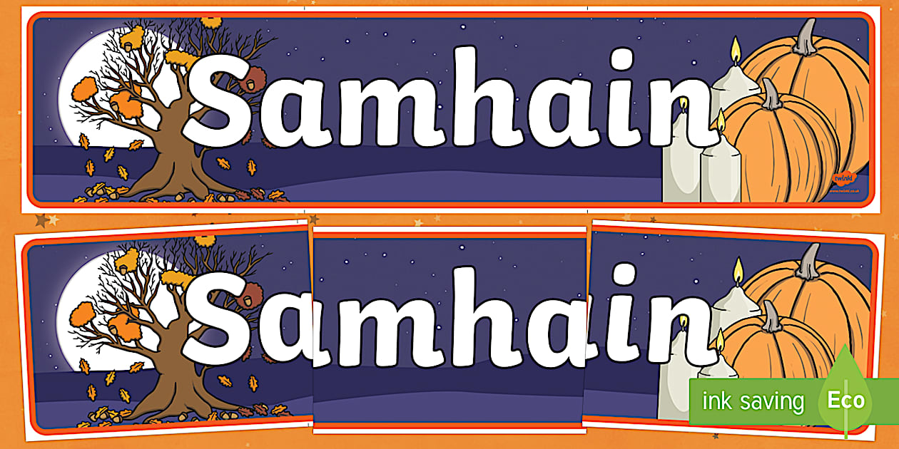 Samhain Display Banner (teacher made) - Twinkl
