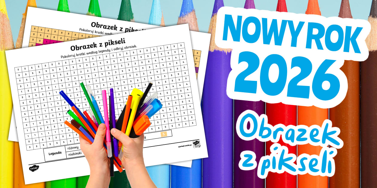 Nowy Rok 2026 | Kolorowanie po numerach | Mozaika