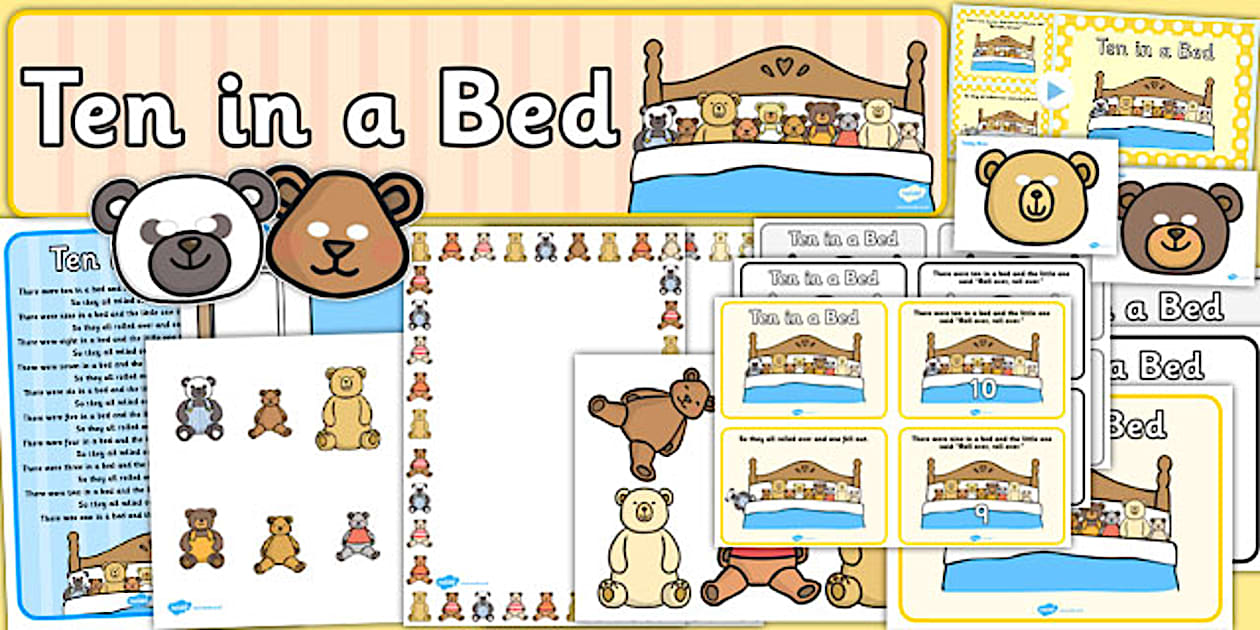 10 in a Bed Resource Pack (teacher made) - Twinkl