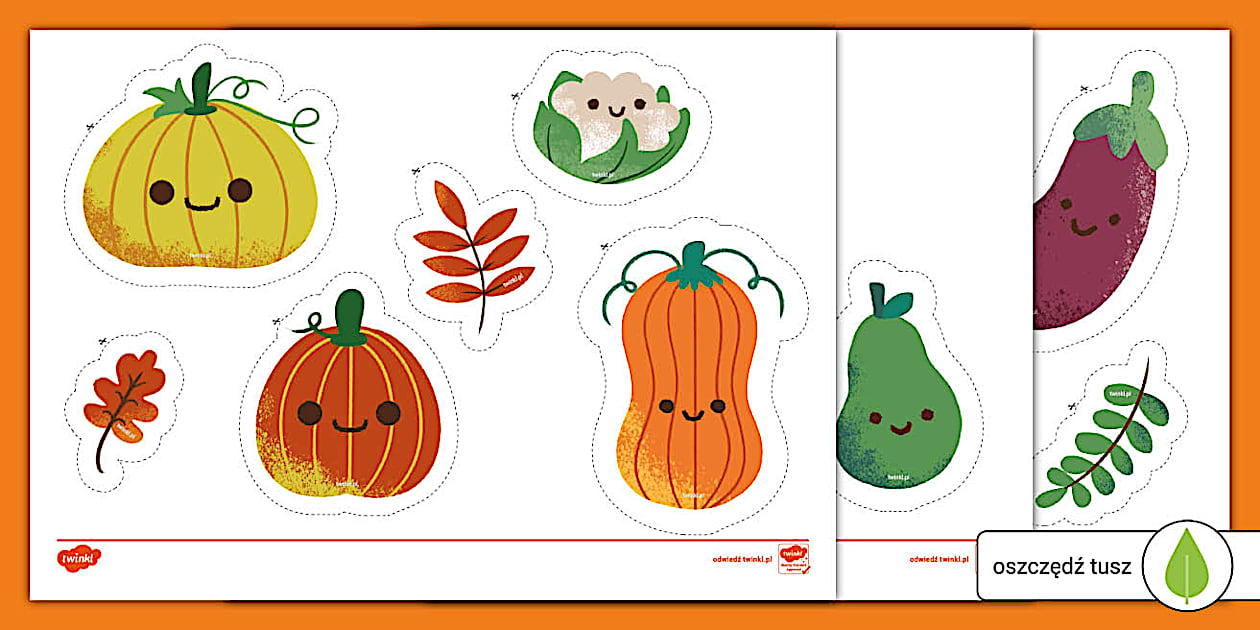 Jesień | Dary jesieni | Ozdoby do gazetki ściennej