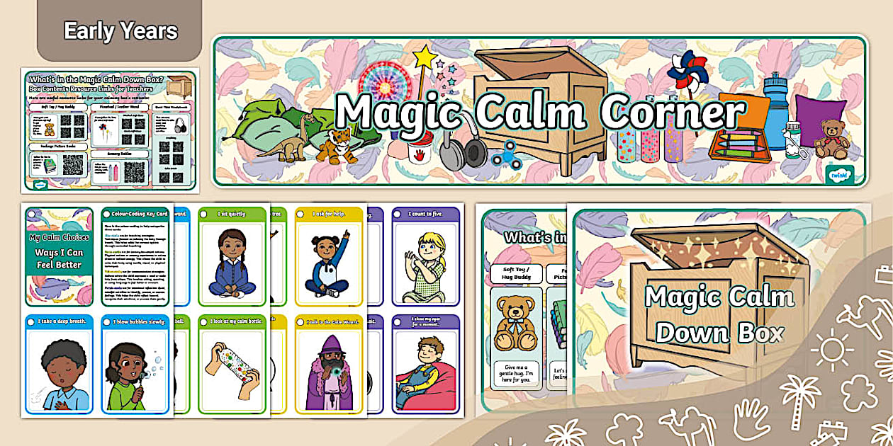 Emotions and Wellbeing Toolkit for Early Years – Magic Calm Down Box ...