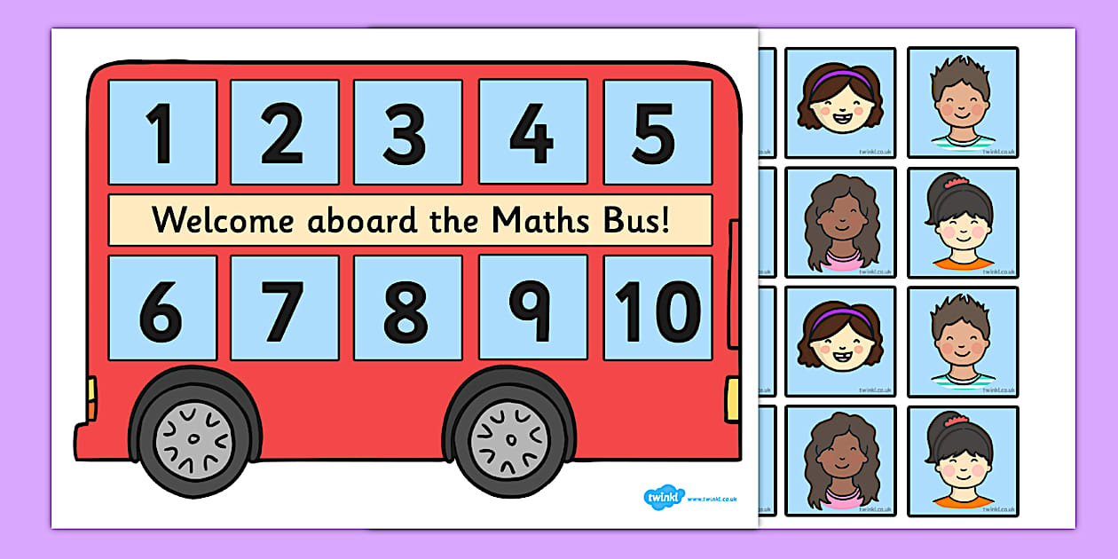 Maths Bus (l'enseignant a fait) - Twinkl