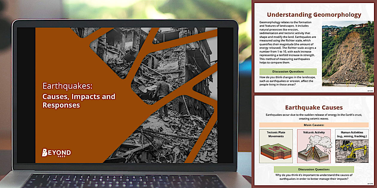 Earthquakes PowerPoint (teacher made) - Twinkl