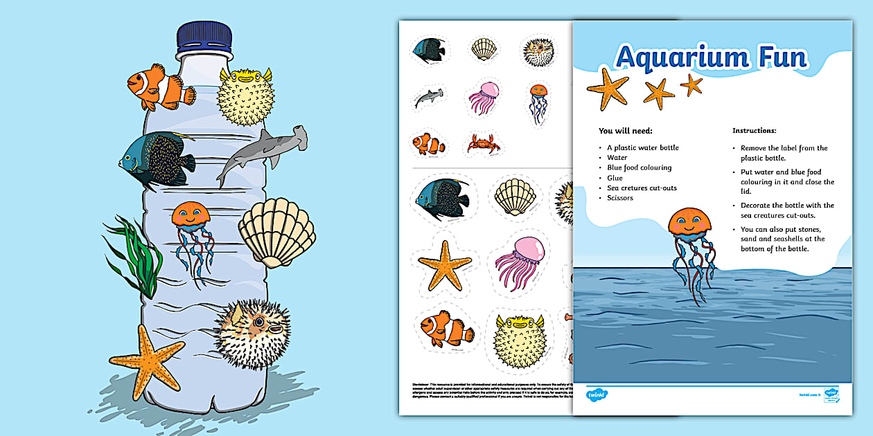Plastic Bottle Crafts: Aquarium Fun-Twinkl