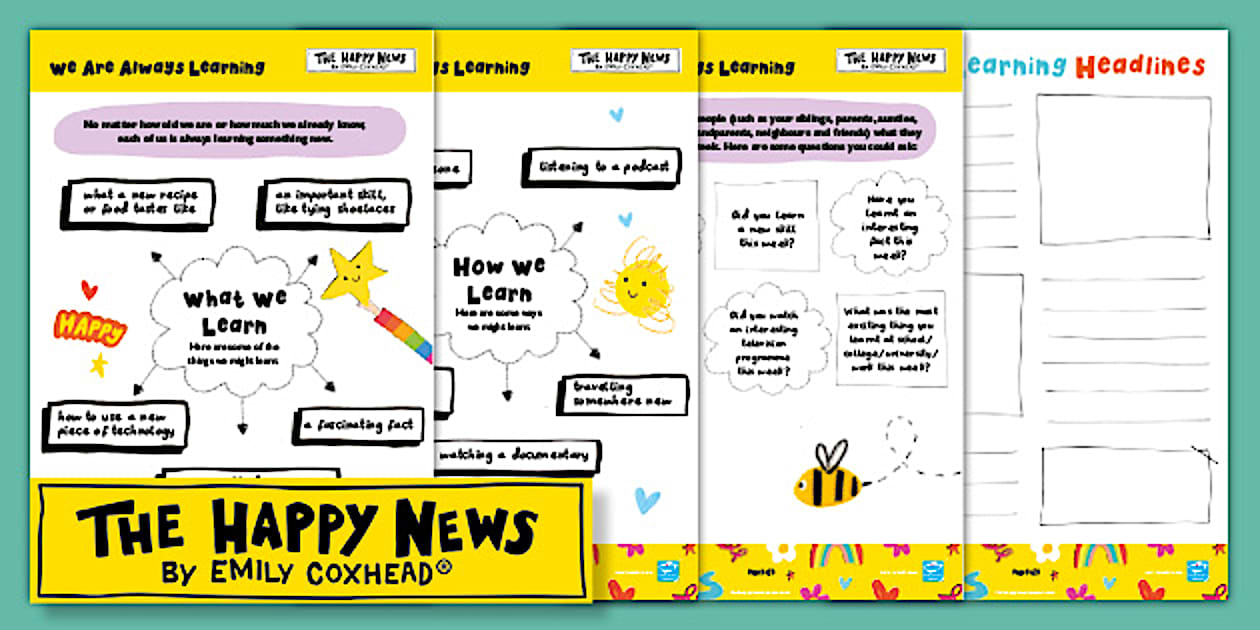 FREE! - Happy Newspaper Issue 31: We Are Always Learning Activity