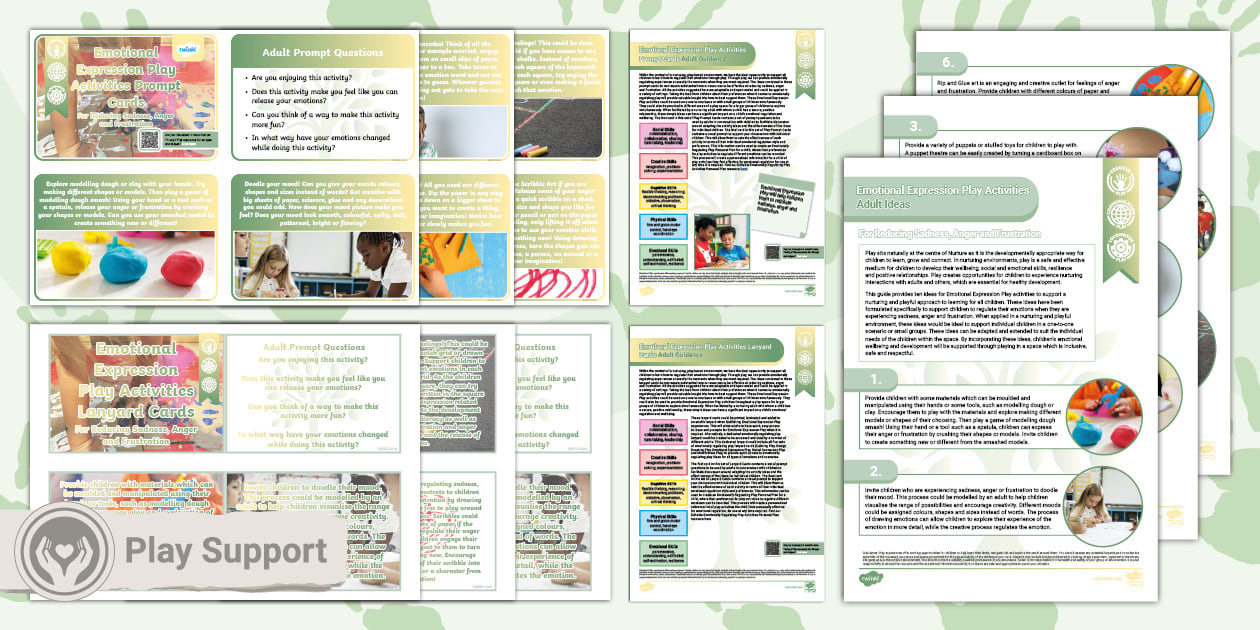 Emotional Expression Play Activities Pack - Twinkl