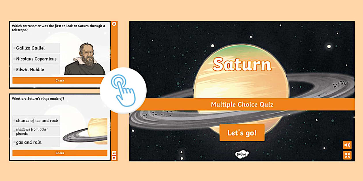 Saturn Multiple Choice Quiz | Science | Twinkl - Twinkl