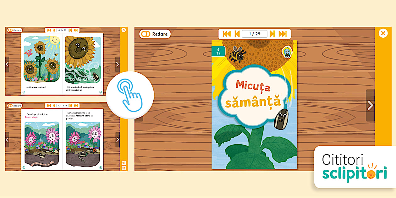 FREE! - Plan de literație cu litera Ț | Micuța sămânță | Nivelul 6