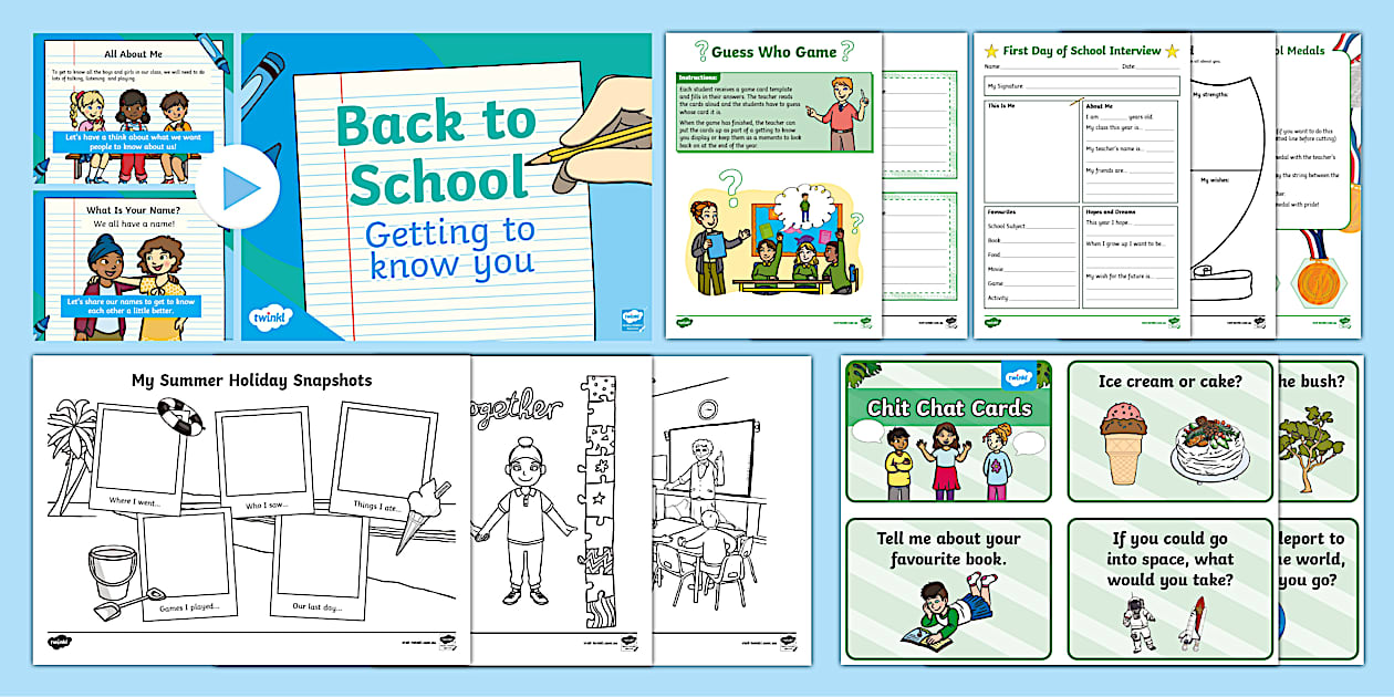 Welcome Pack Foundation Year 2 - Back To School - Twinkl