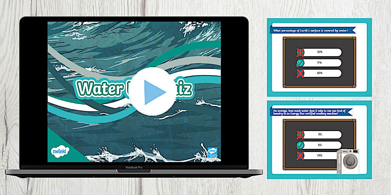 Water Use PowerPoint Game (teacher made) - Twinkl