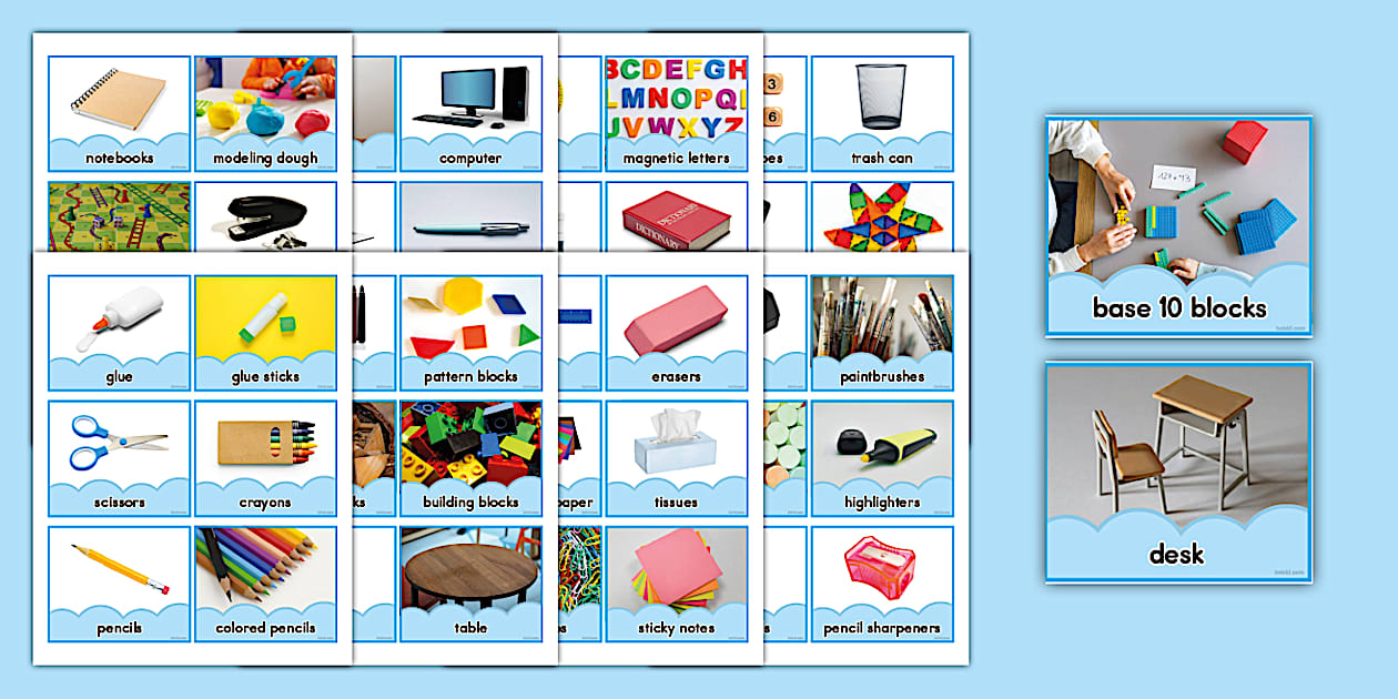 Classroom Photo Labels (teacher made) - Twinkl