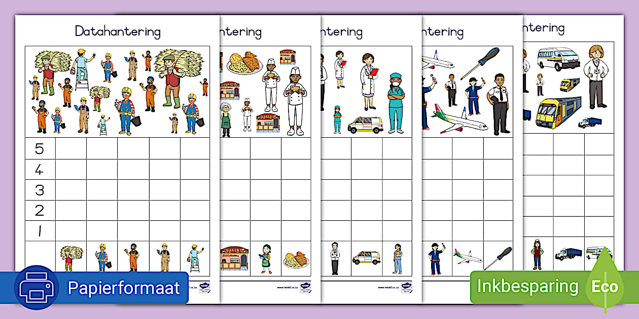 Datahantering Aktiwiteite (teacher made) - Twinkl