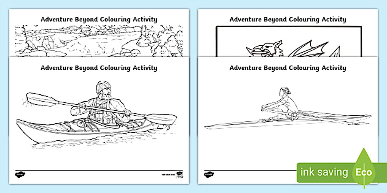 Outdoor Adventure Colouring Sheets – Adventure Beyond