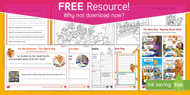 FREE! - The Araka Boy Activity Pack KS2 (teacher made)
